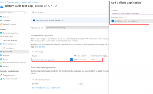Azure token from a custom app registration - adatum